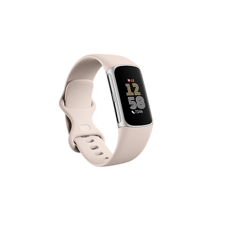 Fitbit Charge 6 Fitness Tracker | Porcelain / Silver Aluminium - Expert ...
